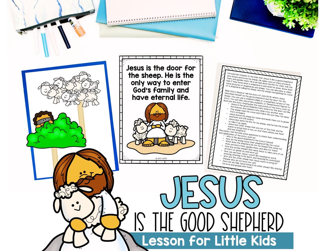 Jesus is the Good Shepherd FULL Bible Lesson for Little Kids ...