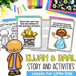 Sunday School Lessons | Elijah and the Prophets of Baal | Bible Study ...