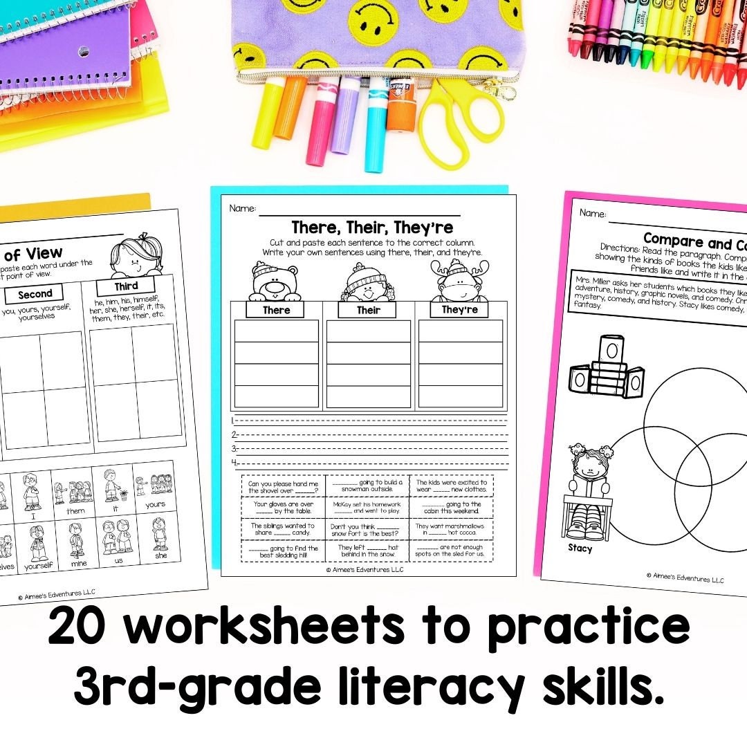 3rd Grade |elementary Teacher| Monthly Morning Work NO PREP Packets ...