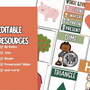 Farm Classroom Decor Bundle | Editable Classroom Transformation ...