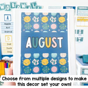 Space Classroom Decor Bundle | Editable Classroom Transformation ...