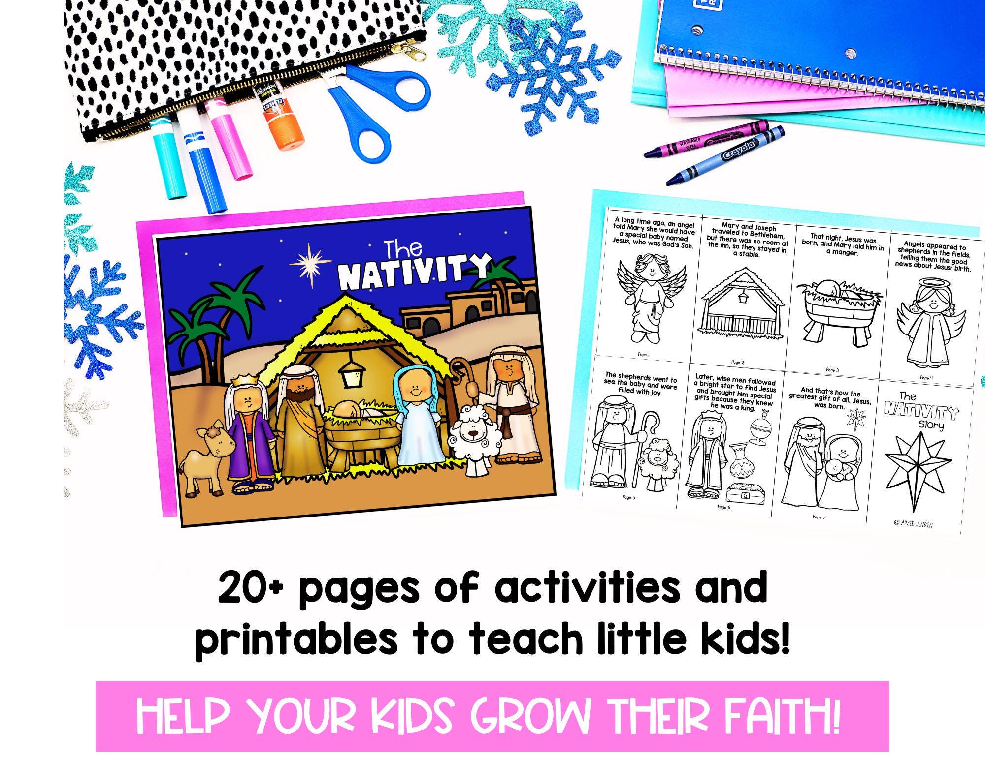 Sunday School Lessons | Nativity Crafts and Activities | Bible Study ...