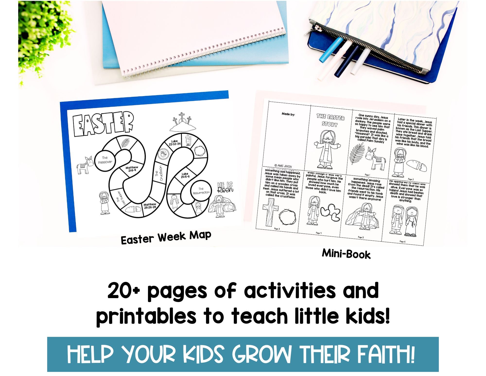 Engaging Easter Holy Week Curriculum for Kids: Homeschool Lessons ...