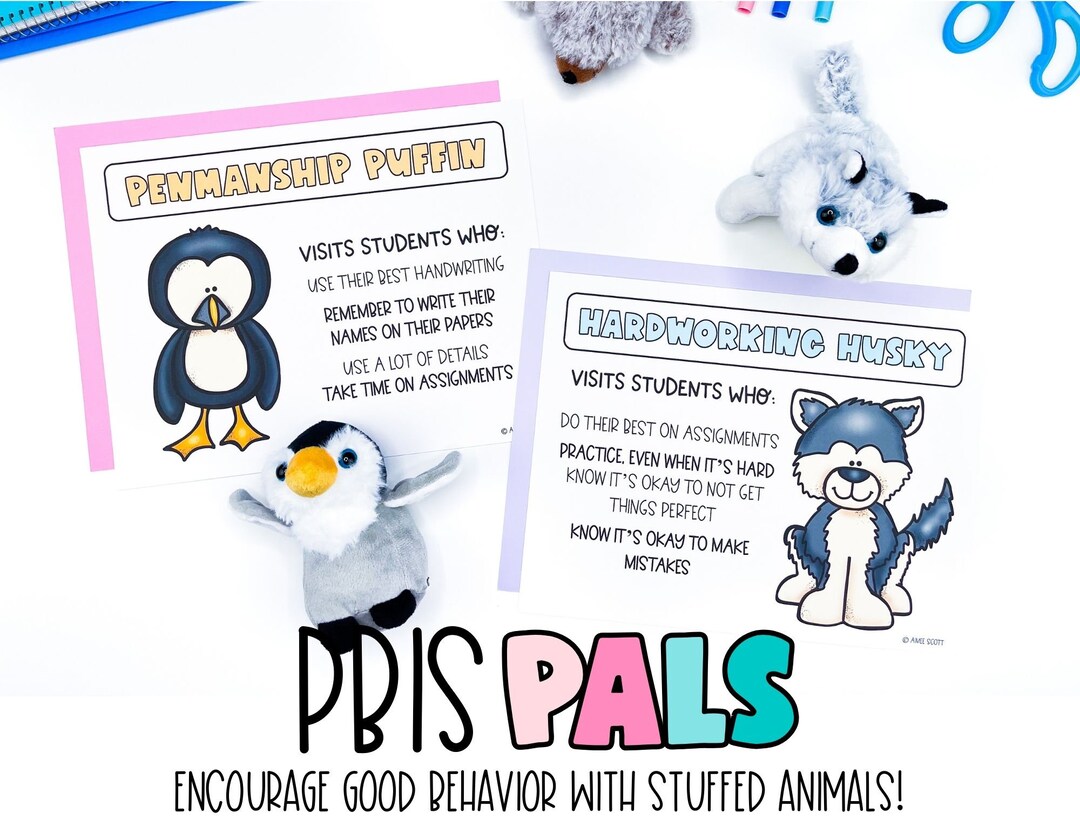 PBIS Pals Arctic Animals Theme Classroom Decor Behavior Management ...