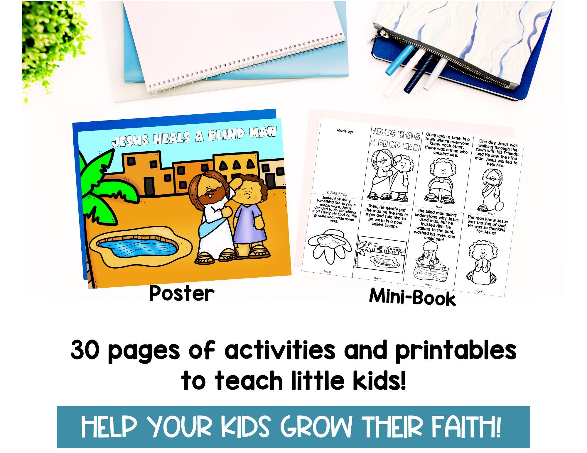 Bible Lesson for Kids: Jesus Heals a Blind Man, Sunday School ...