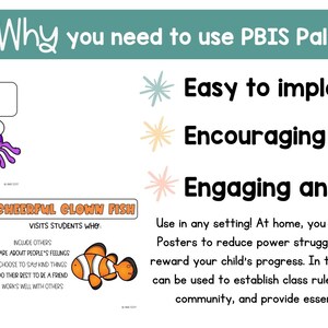 PBIS Pals Ocean Animal Theme Classroom Decor Behavior - Etsy
