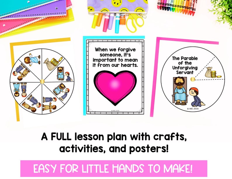 Sunday School Lessons | Parables Bible Study for Kids | Forgiveness and ...