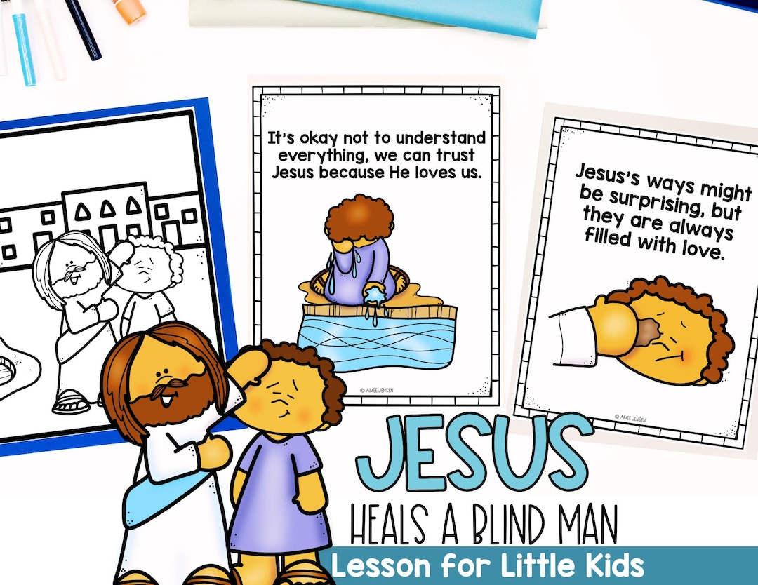 Bible Lesson for Kids: Jesus Heals a Blind Man, Sunday School ...