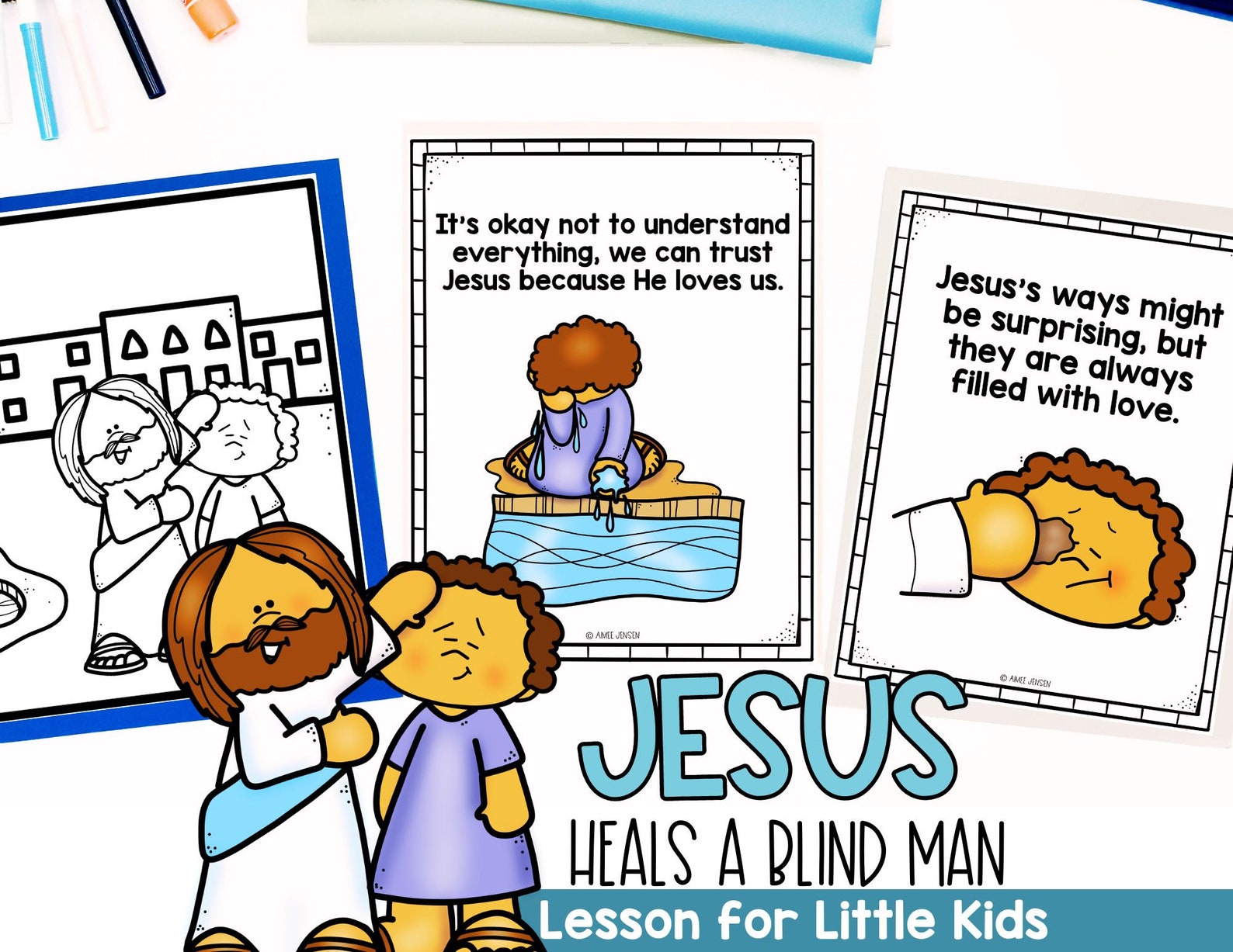 Bible Lesson for Kids: Jesus Heals a Blind Man, Sunday School ...