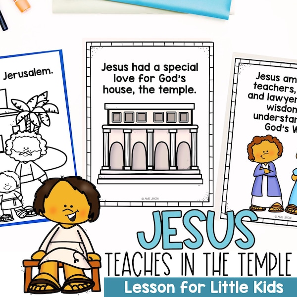 Jesus in the Temple Crafts - Etsy