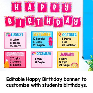 Classroom Decor Bundle | Joyful and Bright Posters and Organization - Etsy