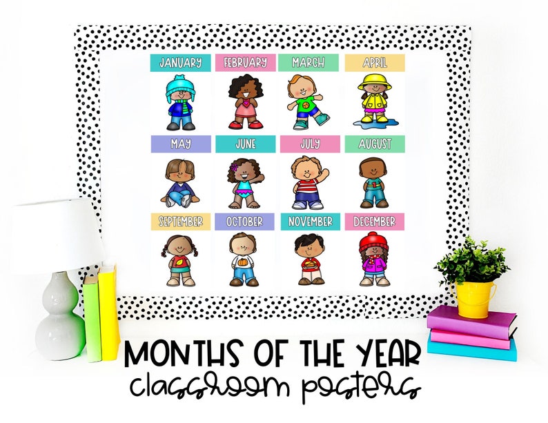 Months of the Year Posters | Classroom Decor | Educational Posters ...