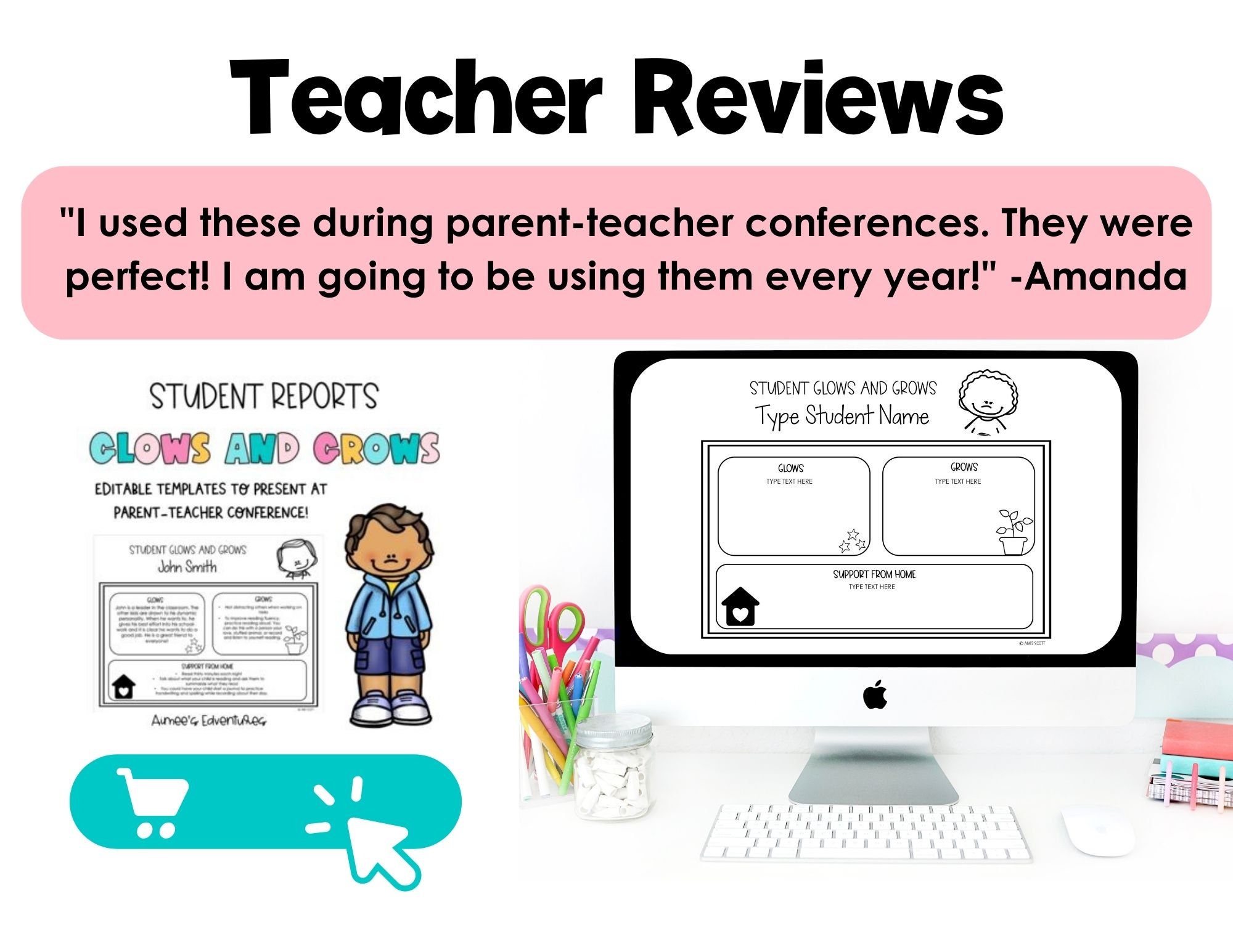 Parent Teacher Conference Form EDITABLE Student Update Template Google ...