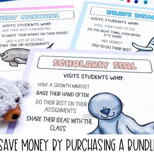 PBIS Pals Arctic Animals Theme Classroom Decor Behavior Management ...