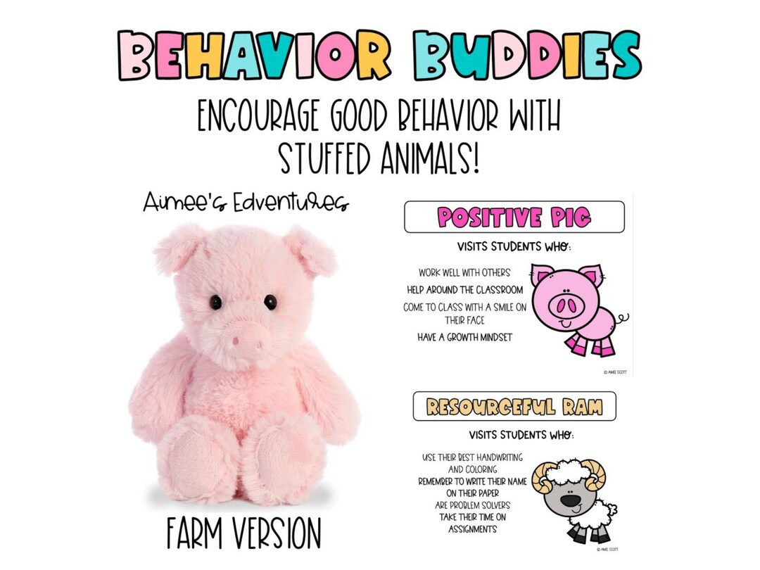 PBIS Pals Farm Animals Theme Pack Classroom Decor Behavior - Etsy