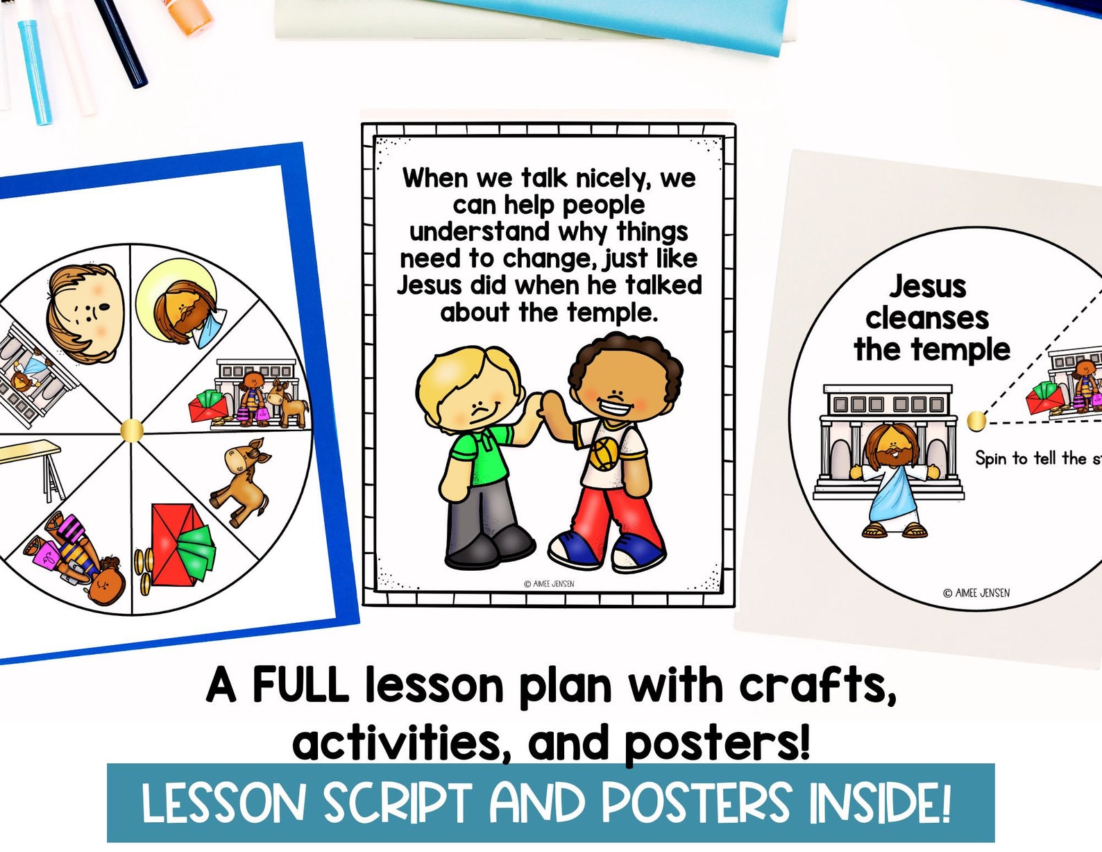 Interactive Bible Lesson for Kids: Jesus Cleanses the Temple, Sunday ...