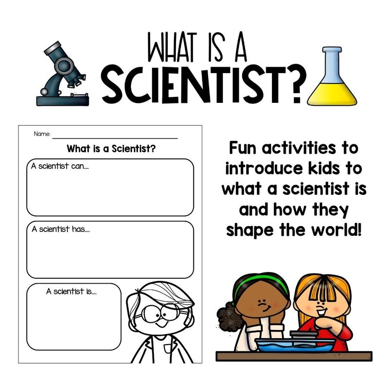What is a Scientist Activity for Back to School Classroom Decor - Etsy
