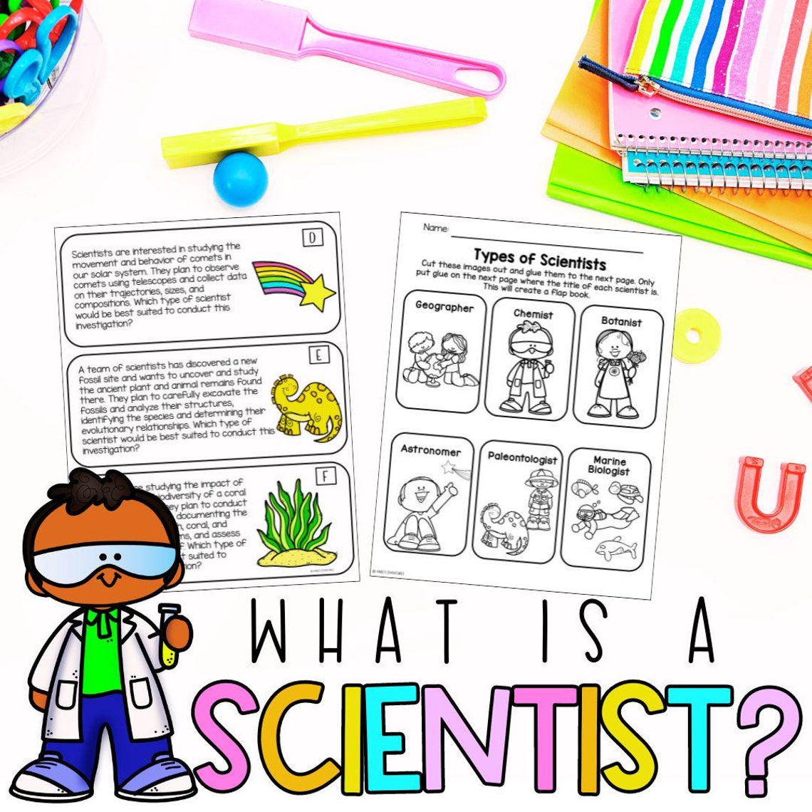 What is a Scientist Activity for Back to School | Classroom Decor - Etsy