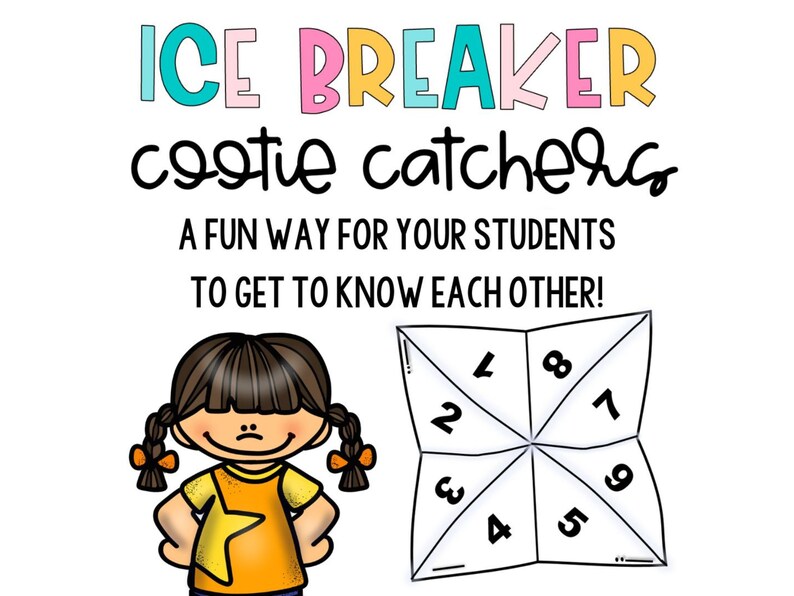 First Day of School Get to Know You Game Cootie Catcher - Etsy