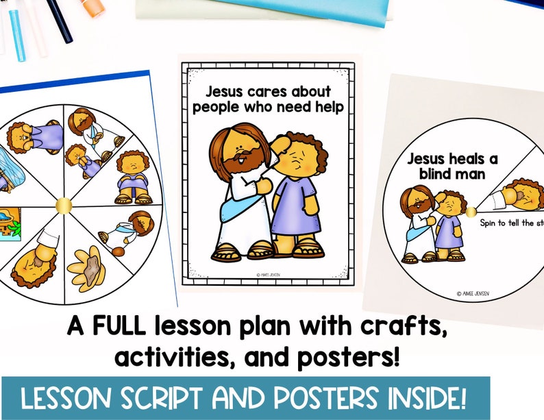 Bible Lesson for Kids: Jesus Heals a Blind Man, Sunday School ...