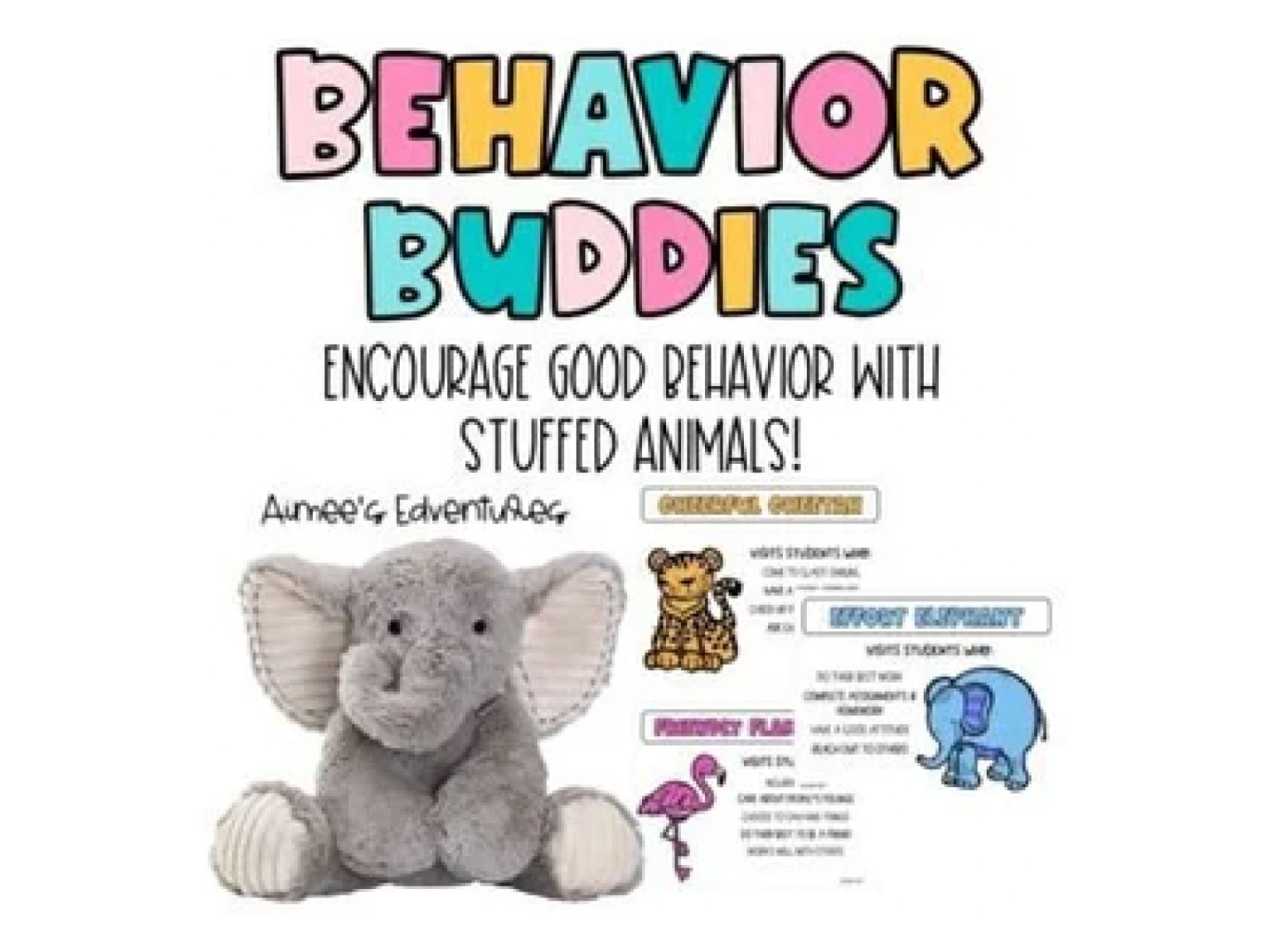 PBIS Pals Zoo Animals Theme Pack Classroom Decor Behavior - Etsy