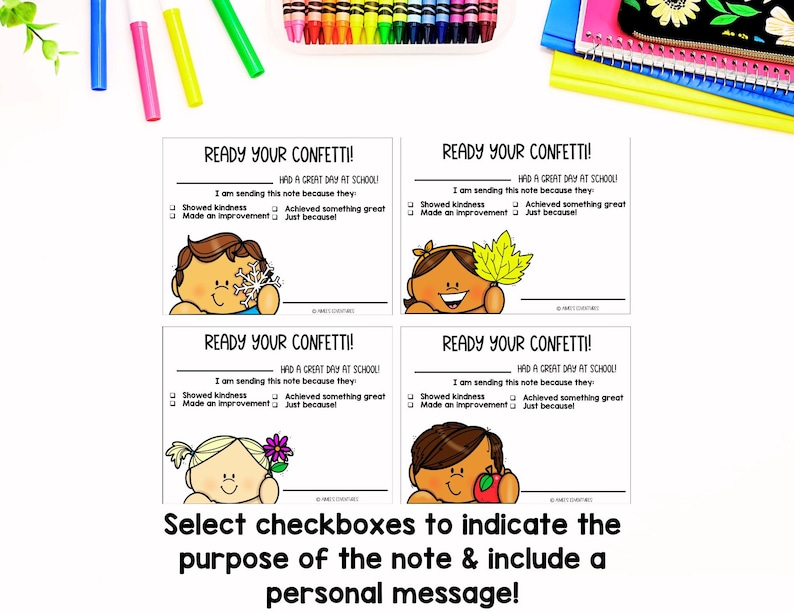 Positive Notes Home | Printable Templates With Seasonal Options ...