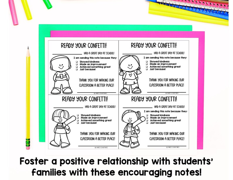 Positive Notes Home | Printable Templates With Seasonal Options ...