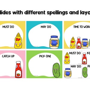 Fast Finishers Google Slides | Must Do, Catch Up, May Do, and Pick One ...