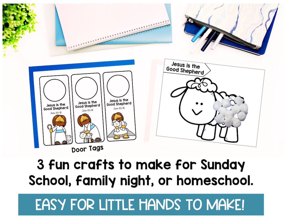 Jesus is the Good Shepherd FULL Bible Lesson for Little Kids ...