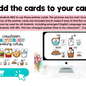 ORIGINAL Peanut Butter and Jelly Partner Pairing Cards | Classroom ...