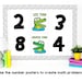 Math Posters Crocodile Theme Classroom Decor Comparing Numbers Posters ...
