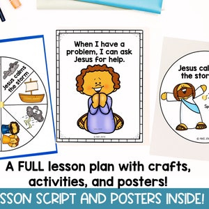 Interactive Bible Lesson: Jesus Calms the Storm for Little Kids ...