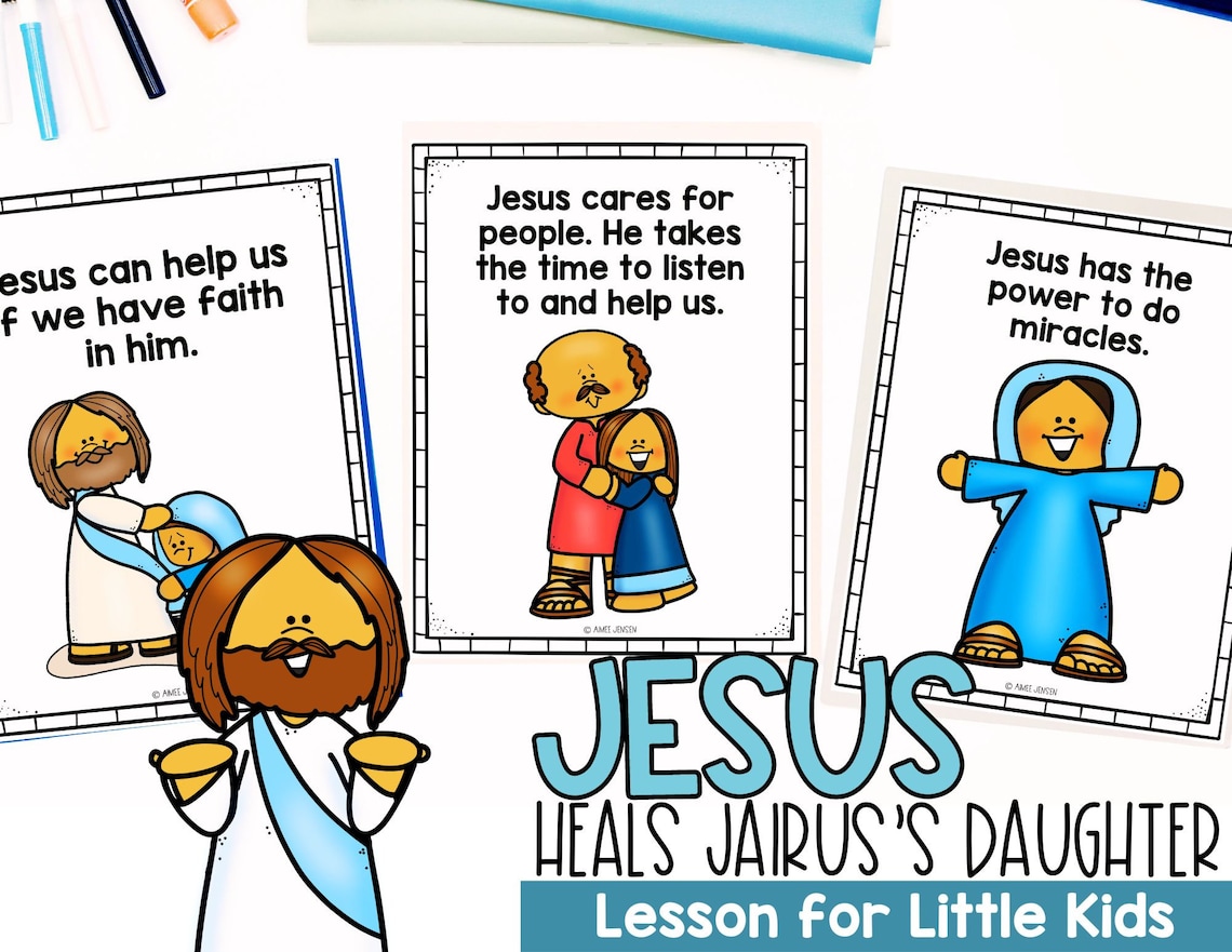 Jesus Heals FULL Bible Lesson for Little Kids, Homeschool Activities ...