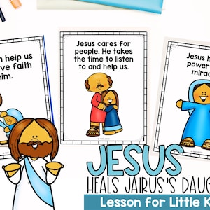 Jesus Heals FULL Bible Lesson for Little Kids, Homeschool Activities ...