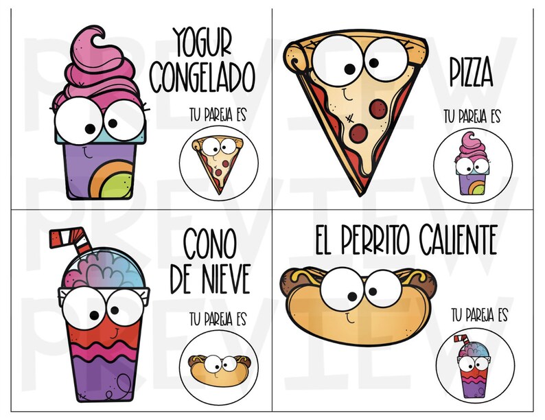 La Sala De Clase Camaradería Tarjetas | Spanish Peanut Butter and Jelly ...