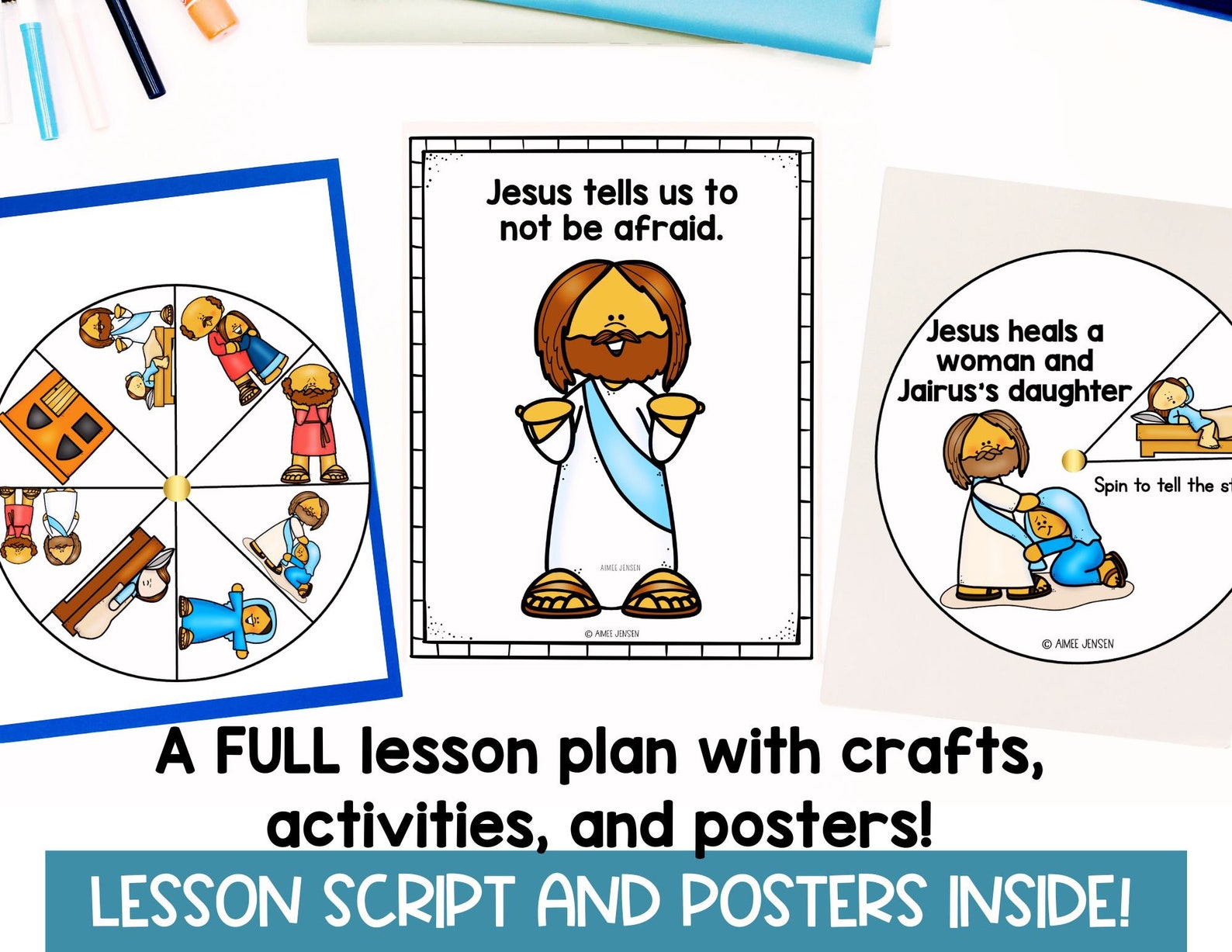 Jesus Heals FULL Bible Lesson for Little Kids, Homeschool Activities, Sunday School Lesson ...