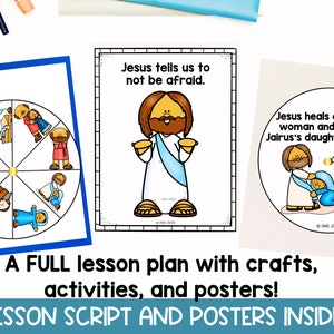 Jesus Heals FULL Bible Lesson for Little Kids, Homeschool Activities ...