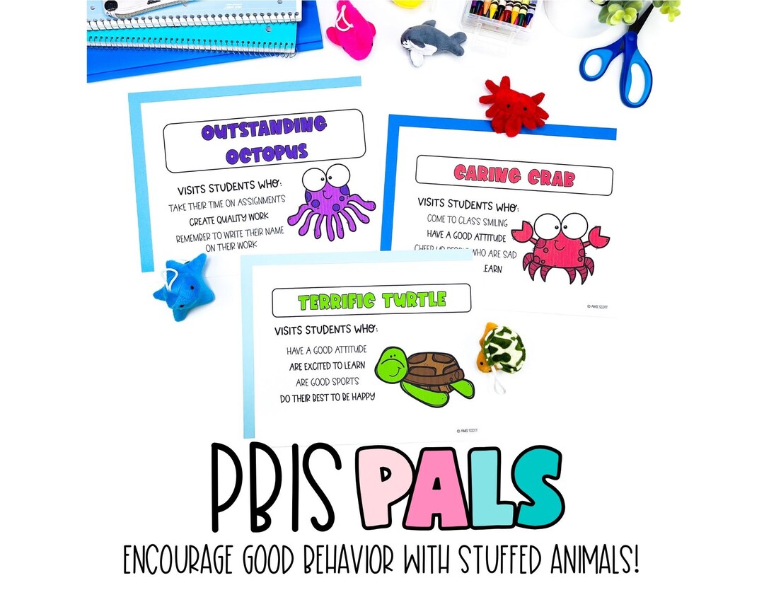 PBIS Pals | Ocean Animal Theme | Classroom Decor | Behavior Management ...
