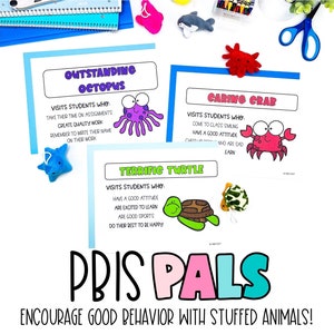 PBIS Pals Ocean Animal Theme Classroom Decor Behavior Management System ...