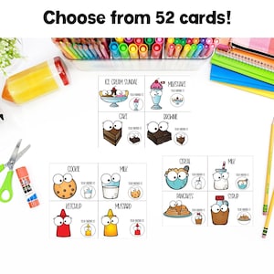 ORIGINAL Peanut Butter and Jelly Partner Pairing Cards - Etsy