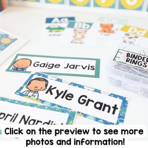 Space Classroom Decor Bundle | Editable Classroom Transformation ...