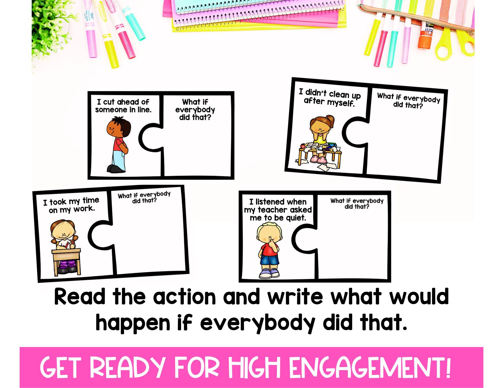 What If Everybody Did That Activity | Responsible Decision Making ...