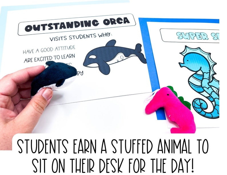 PBIS Pals | Ocean Animal Theme | Classroom Decor | Behavior Management ...