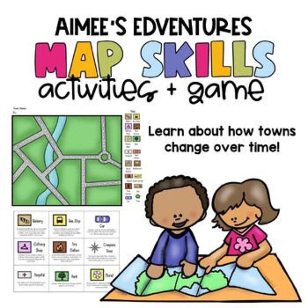 Map Skills Unit Study Classroom Management - Etsy