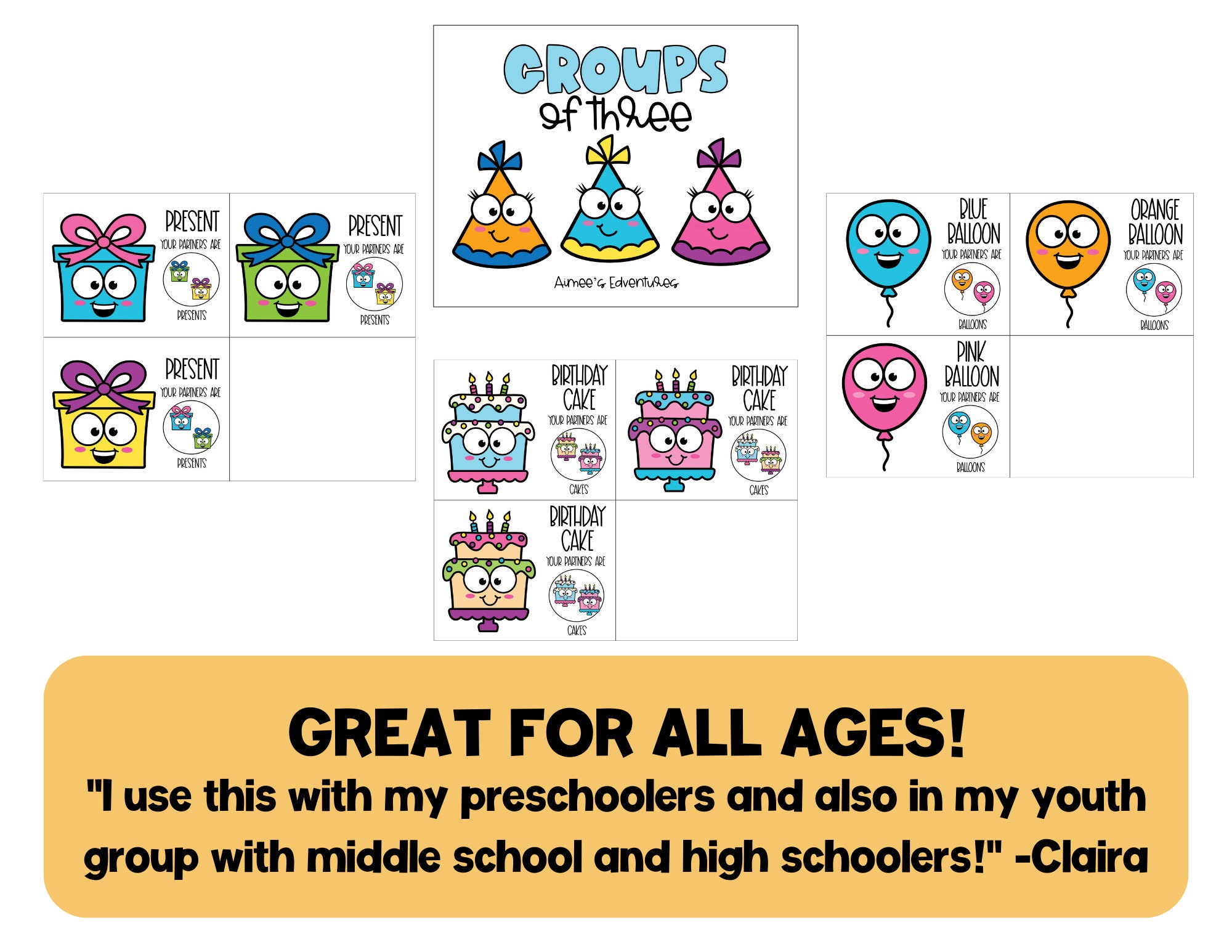 Birthday Pairing Cards Classroom Decor Classroom Decor Classroom ...