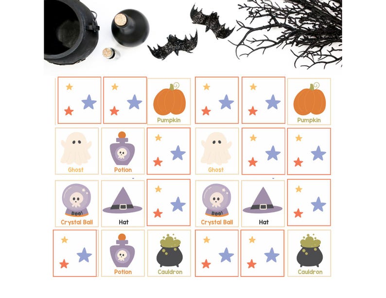 Halloween Activities | Matching Game | Preschool Halloween Activities ...