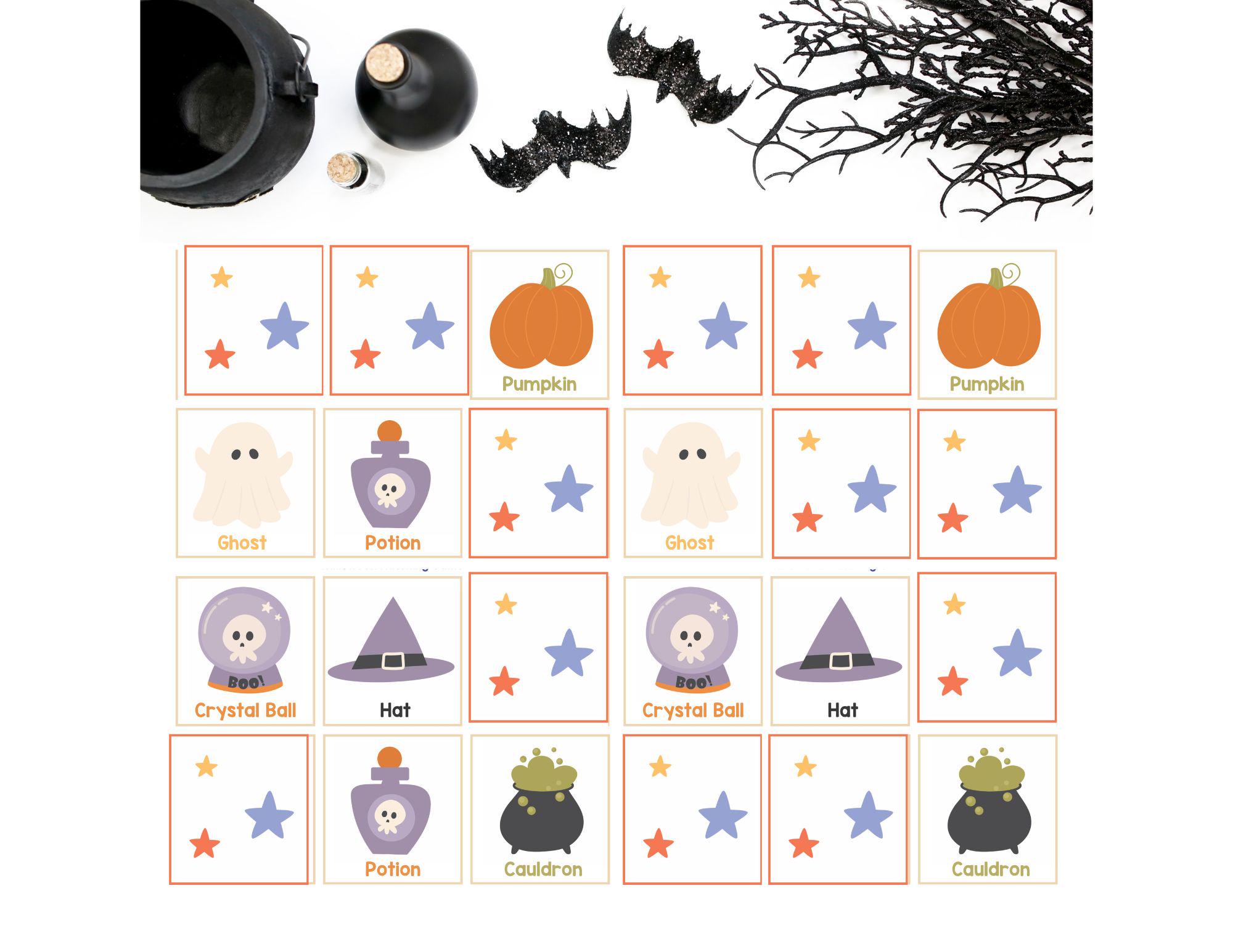 Halloween Activities | Matching Game | Preschool Halloween Activities ...