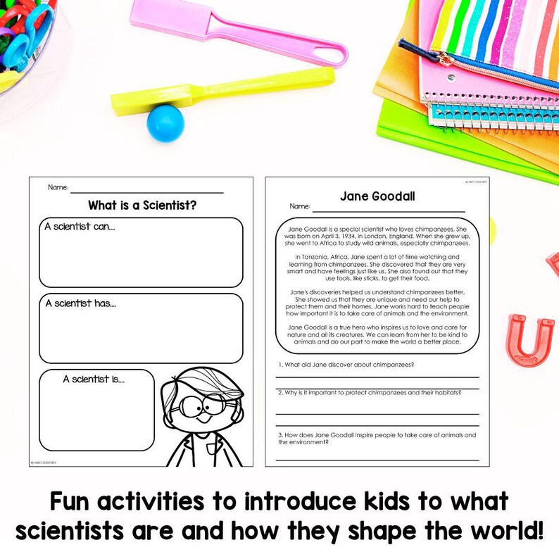 What is a Scientist Activity for Back to School | Classroom Decor - Etsy