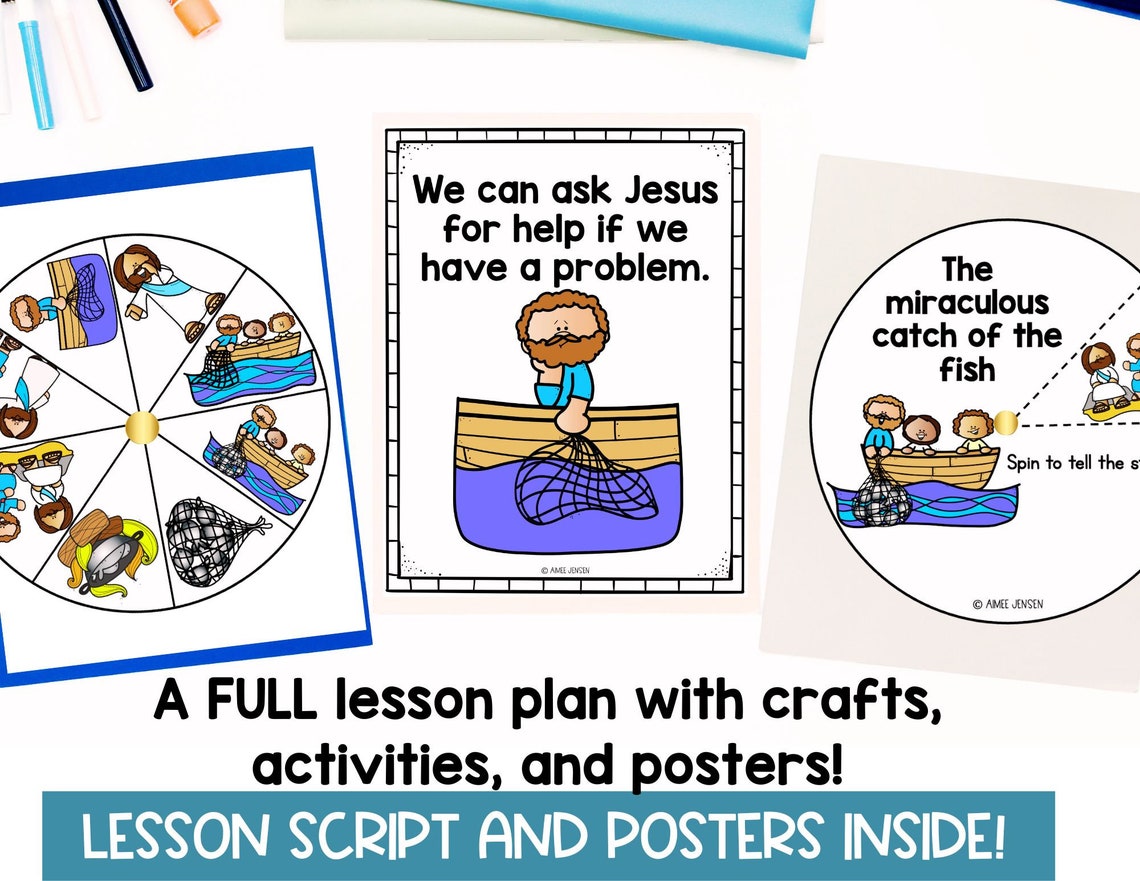 Stories of Jesus FULL Bible Lesson for Little Kids, Homeschool ...