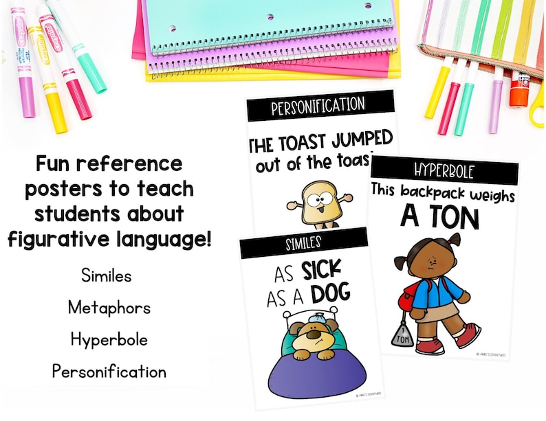 Classroom Decor | Educational Posters | Figurative Language Posters ...